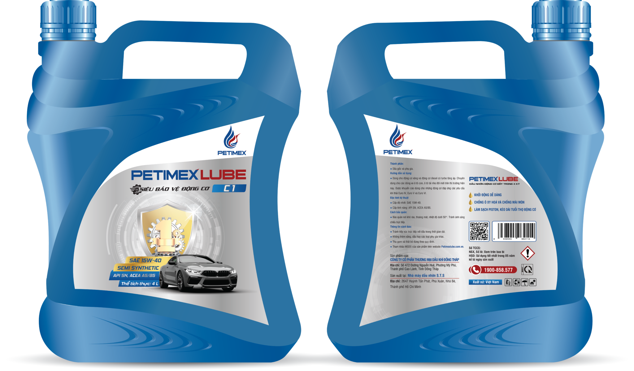 Dầu nhờn PETIMEXLUBE C1 15W40-Can – Công Ty Cổ Phần Thương Mại Dầu Khí ...